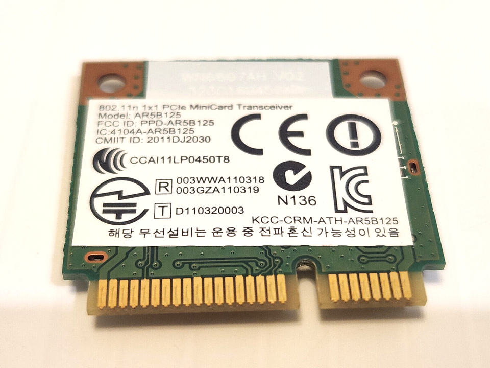 WiFi wireless ASUS R500A series - board card Atheros AR5B125 | eBay