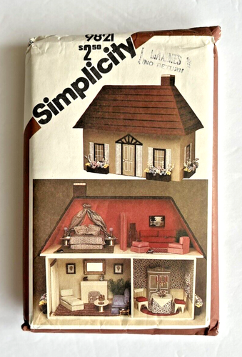 Vintage Simplicity Sewing Craft Pattern #9821 Doll House and ...