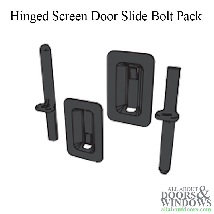 Pella Sliding Bolt Pack For Screen Doors Astragal For Sliding Doors | eBay