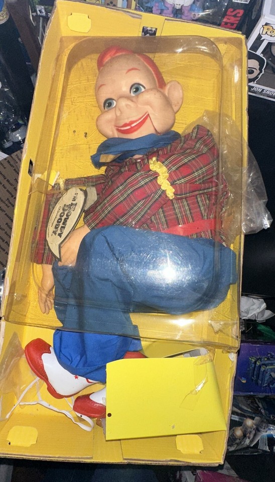 Vintage 1972 Howdy Doody Ventriloquist Dummy 30" Doll, New Open Box ...