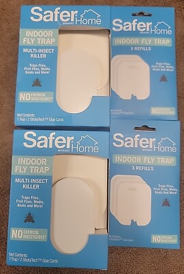 BUNDLE DEAL Safer Home Fly & Insect Trap – Chemical-Free, Protects ...