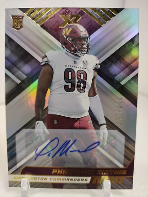 PHIDARIAN MATHIS AUTO #/199 2022 Panini XR Football ROOKIE #198 ...