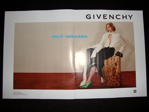 GIVENCHY 2-Page Magazine PRINT AD Fall 2023 Karolina Spakowski | eBay