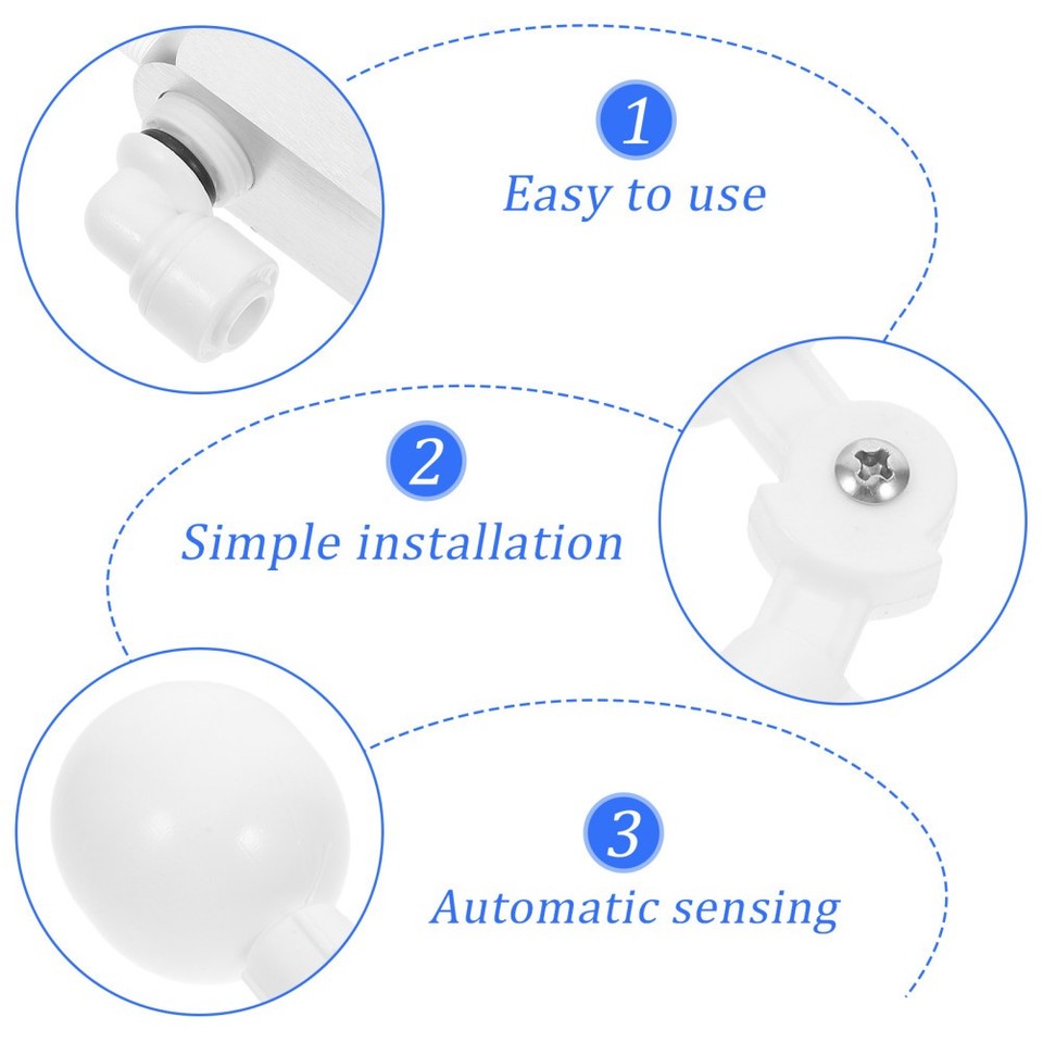 1 Set Mini Adjustable Float Valve Aquarium Reverse System Float Valve ...