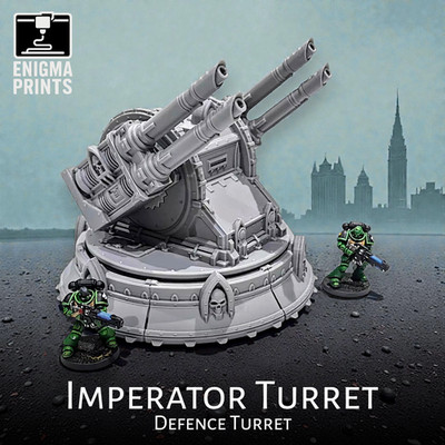 Imperator Turret - 28mm 3d Printed Gothic Tabletop Wargaming Terrain ...