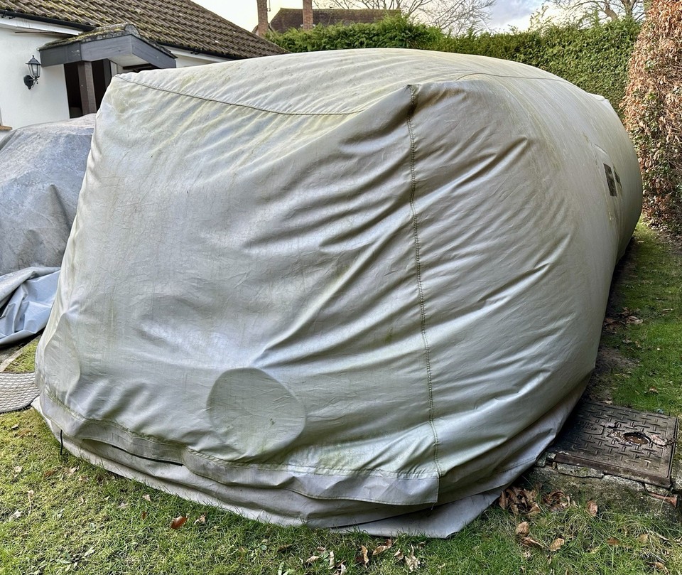 CARCOON OUTDOOR CAR AIRFLOW STORAGE SYSTEM INFLATABLE GARAGE BUBBLE ...