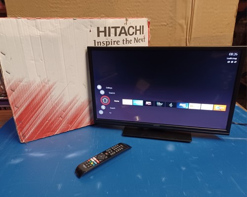 Hitachi 24 Inch LED Smart TV Full HD Gaming TV, Bedroom TV Stand and ...