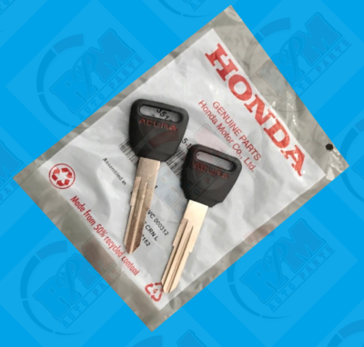 Genuine ACURA Master Key Blank Set of 2 SL5 for Honda CRX del Sol ...