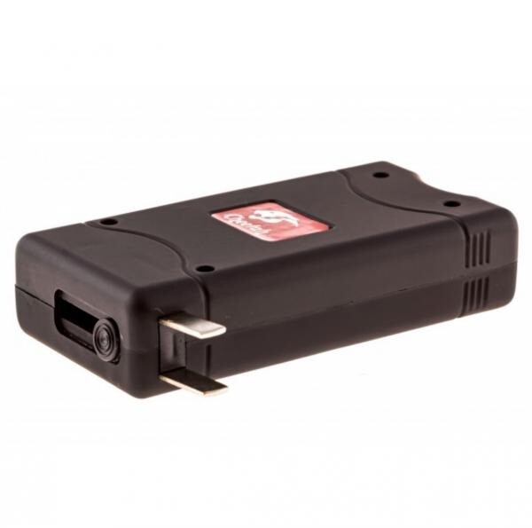 NEW BLACK Self Defense Tactical Mini Stun Gun 10 MV Rechargeable LED ...