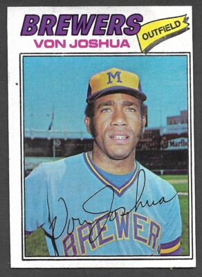1977 TOPPS #651 Von Joshua MILWAUKEE BREWERS EX-MINT A | eBay
