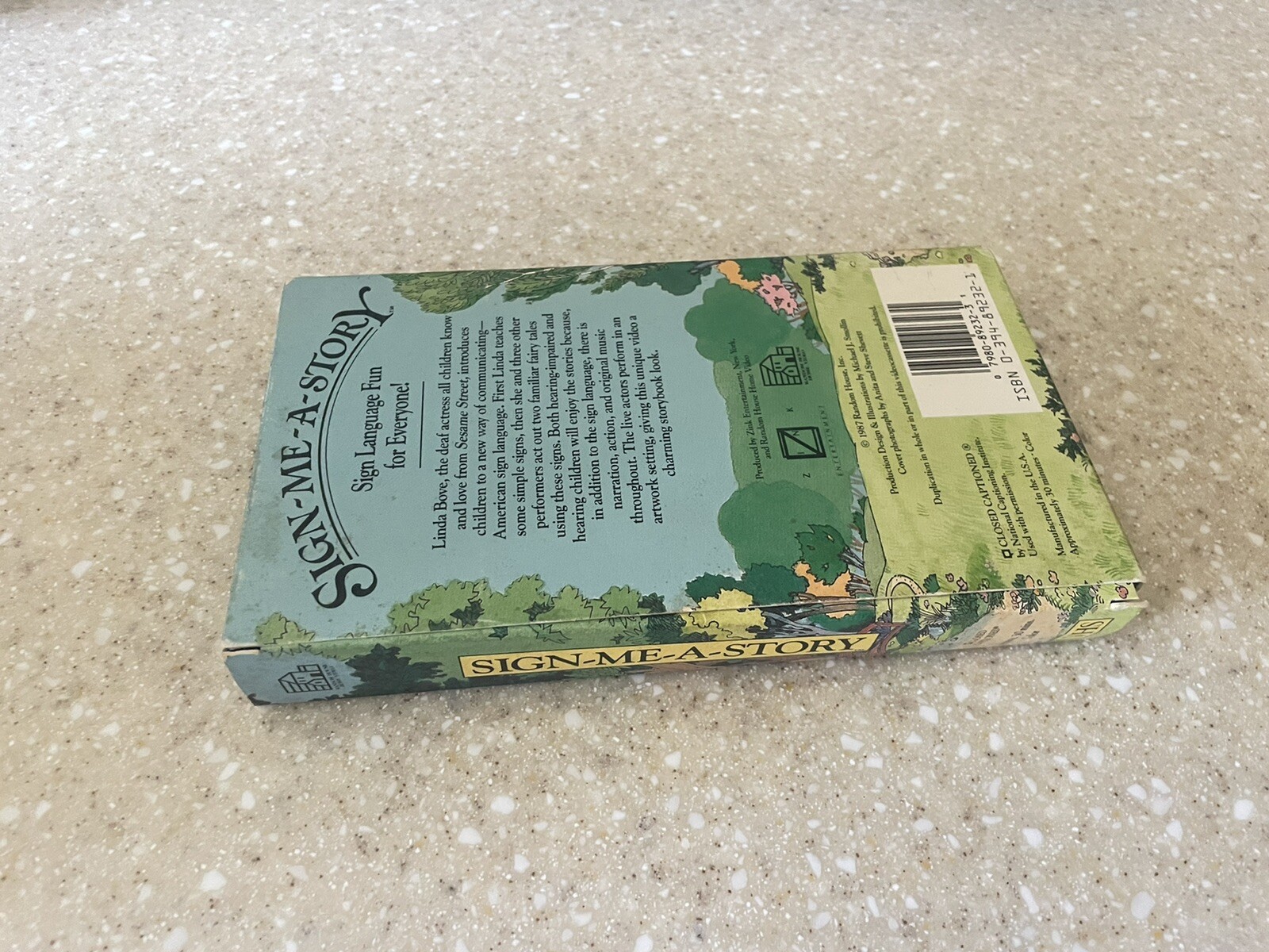 Sign-Me-A-Story Linda Bov Sign Language VHS VCR Tape RARE Sesame Street ...