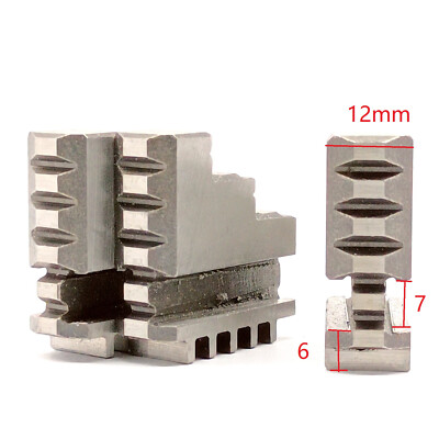 Inside Jaws 1 set Fit 3" 3 Jaw Lathe Chuck 80mm Harbor Freight 7x10 ...