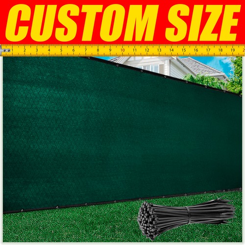 ColourTree Green 4 ft Tall Fence Privacy Wind Screen Mesh Windscreen ...