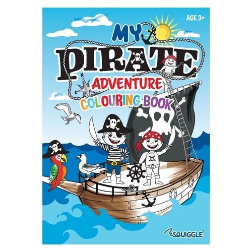 Squiggle A4 My Pirate Adventure Colouring Book 5060082945069| eBay