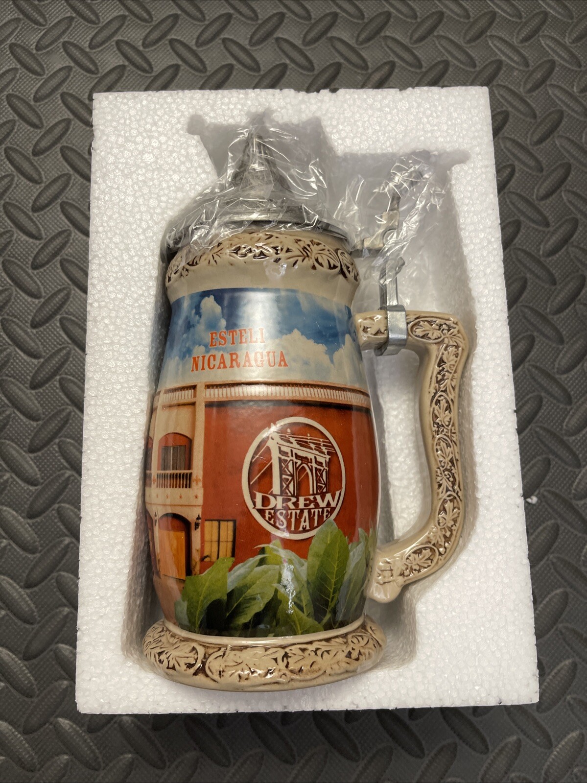 Drew Estate Factory Beer Stein REBIRTH OF CIGARS NEW | eBay