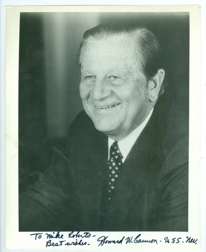 1960’s/1970’s Signed & Inscribed US Senator, Nevada, Howard W. Cannon ...