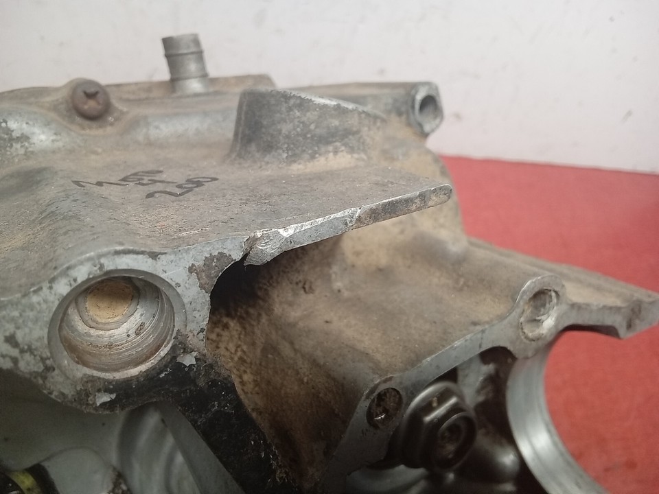 1985 85 YAMAHA TRI MOTO YTM 200 ENGINE BOTTOM END CASES CRACKSHAFT ...