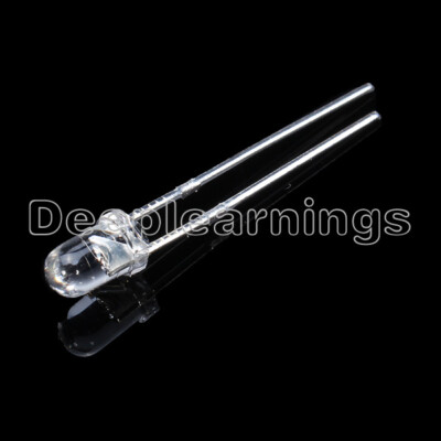 100PCS Red LED 3MM Color Top Round RED Llight Lamp Super Bright NEW | eBay