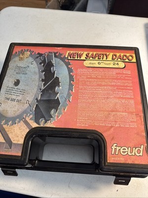 Freud 6” Super Dado Blade Set w/ Carrying Case Model SD306 | eBay