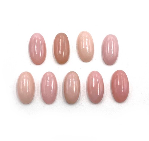 Natural Pink Opal Oval Cabochon Loose Gemstone Lot 9 Pcs 7*14 MM 21 CT | eBay Australia