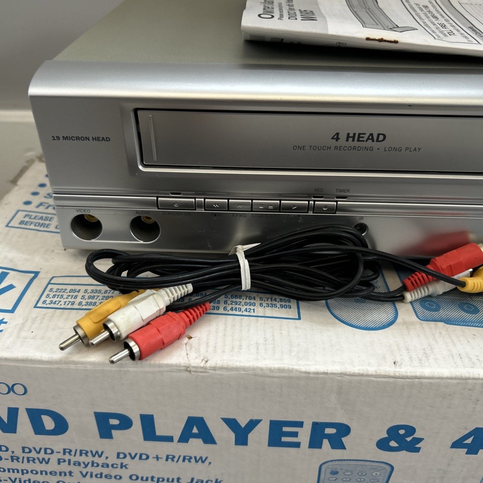 Funai SV2000 WV805 DVD VCR VHS Combo Player 4 Head Dolby w/ Remote ...