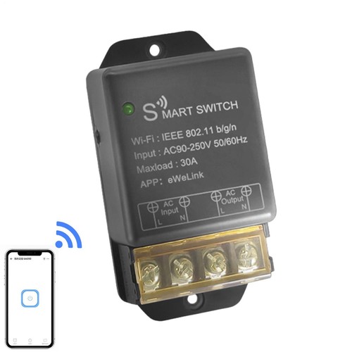 30A Smart Relay WiFi Switch,for High-Electric Appliance for Home | eBay