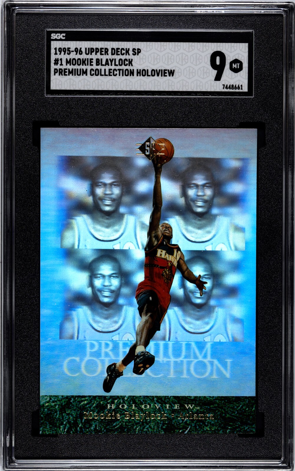 1995-96 Upper Deck SP #1 Mookie Blaylock HOLOVIEW SGC 9 MINT | eBay