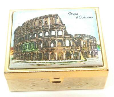 Roman Colosseum Pill Box - Decorative Box, Made in Italy | eBay
