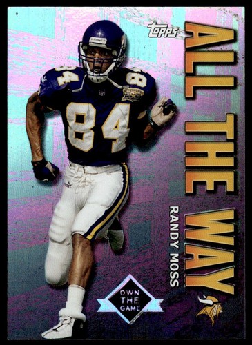 2001 Topps Own Game Randy Moss Minnesota Vikings #AW5 | eBay