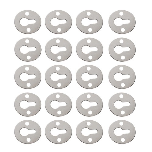 20Pcs Metal Round Type Keyhole Hangers Picture Frame Wall Decor Mirrors ...