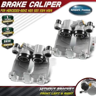 2x Front Left & Right Brake Calipers for Mercedes-Benz W211 S211 X164 ...