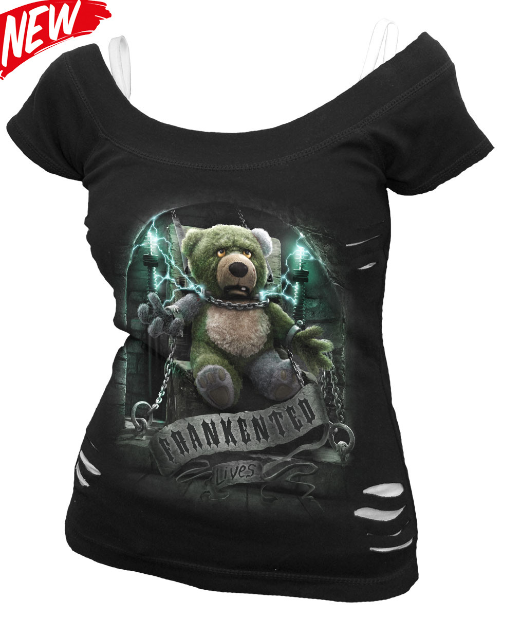 SPIRAL DIRECT FRANKENTED 2in1 Ripped/Goth/Cute/Teddy bear/Xmas Gift ...