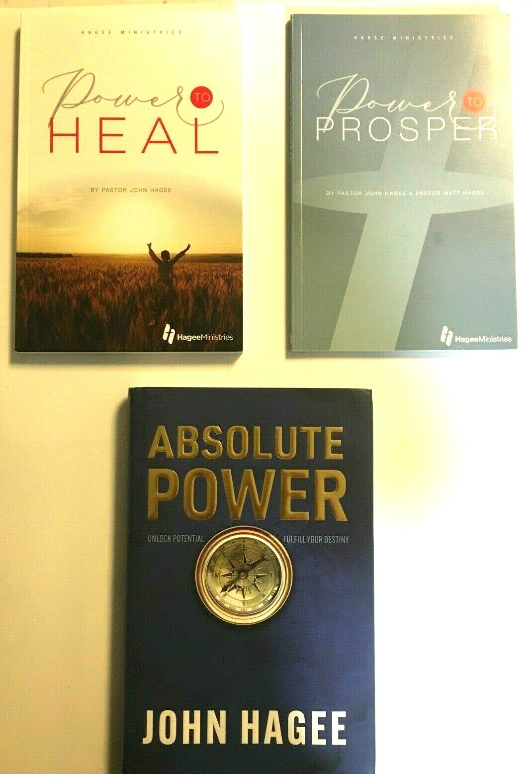 John Hagee Set: Power to Heal, Power to Prosper, and Absolute Power | eBay