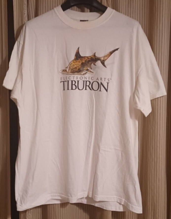 RARE Vintage Electronic Arts Tiburon Staff T-Shirt XL… - Gem