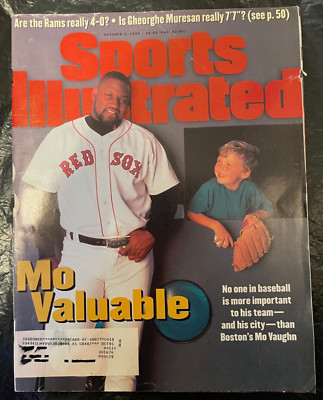Sports Illustrated - October 2, 1995 - Mo Vaughn - Boston Red Sox | eBay