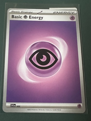 Basic Psychic Energy SVE EN 005 Scarlet & Violet 151 Obsidian Flames ...