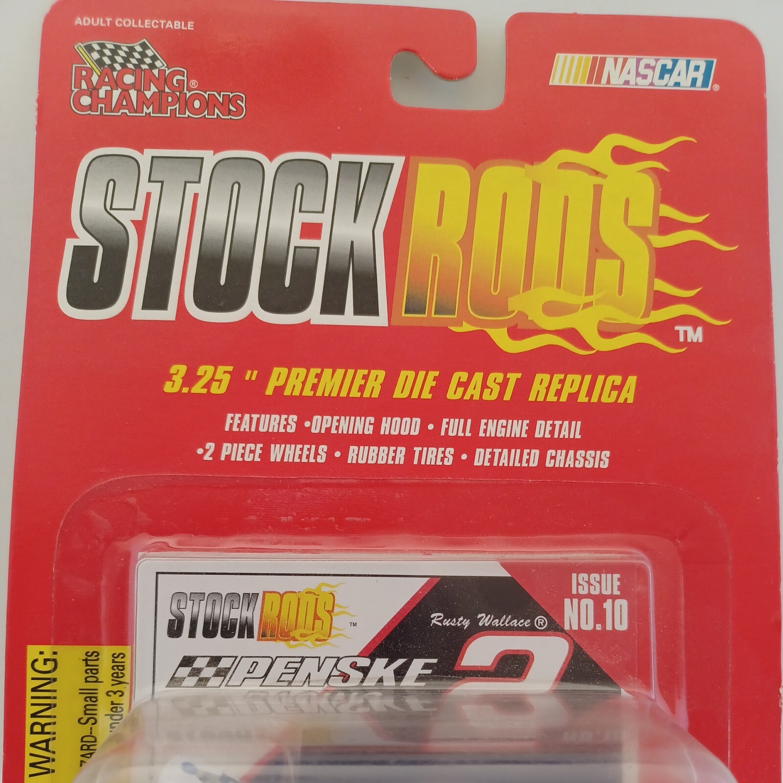 1997 Racing Champions NASCAR Stock Rods #2 Rusty Wallace 1:64 Die Cast ...