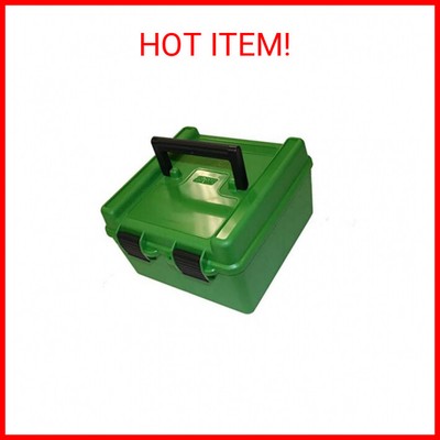 MTM R-100-MAG Deluxe 100 Round Rifle Ammo Box 300 WSM 375 Win Mag 7mm ...