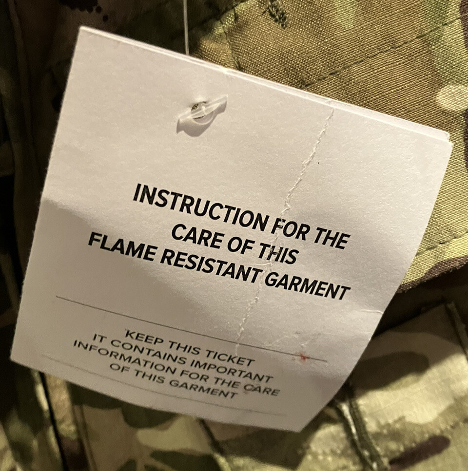 New British Army Issue MTP PCS FR Combat Smock For CR2 Tank- Various ...