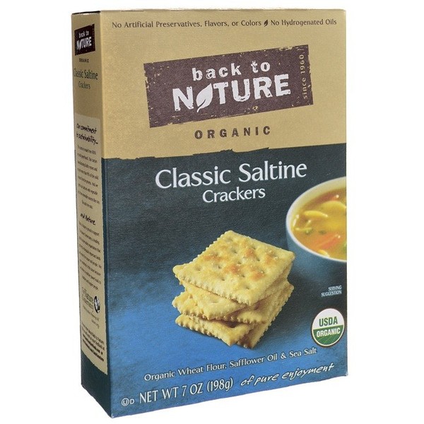 Back to Nature Crackers Organic Classic Saltine 7 Oz Case of 6 for sale ...