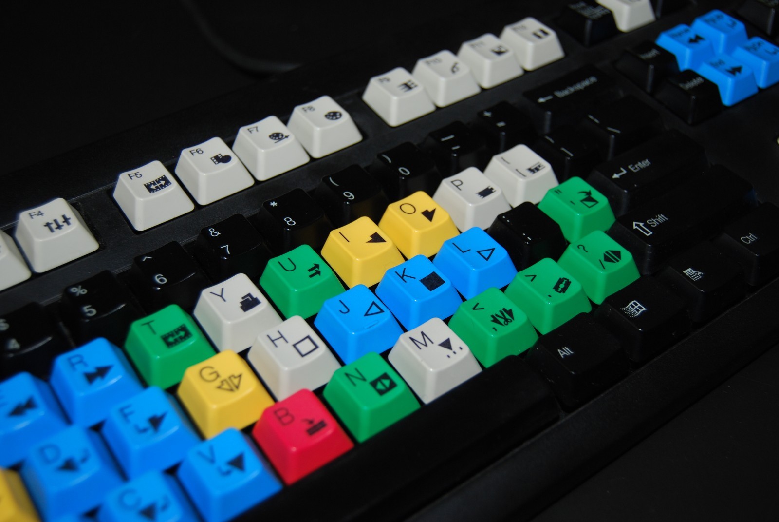 Logic Keyboard for Avid Pinnacle Liquid Video Editor - Vintage - ps/2 ...