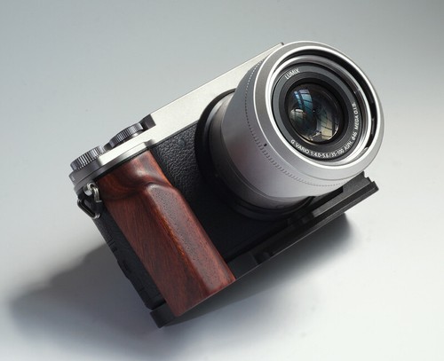 Ebony Walnut Wood Handle Grip for Panasonic GX9 Ultra Light Weight ...