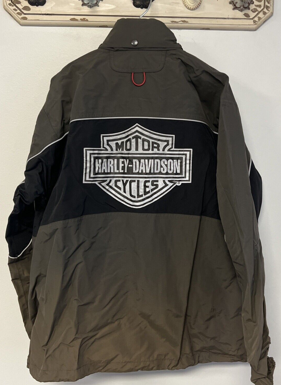 Harley Davidson Jacket Black & Gray Water Resistant J… - Gem