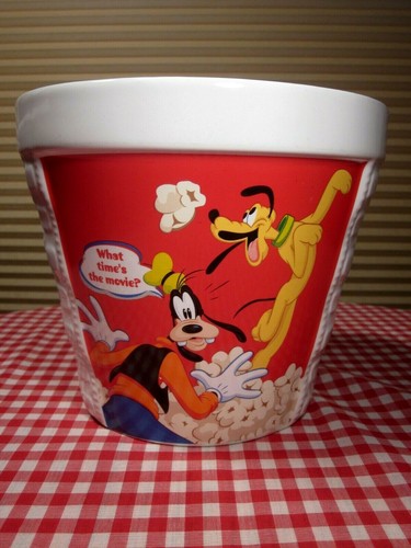 Disney Ceramic Popcorn Bowl Mickey Mouse Minnie Donald Duck Daisy Goofy ...