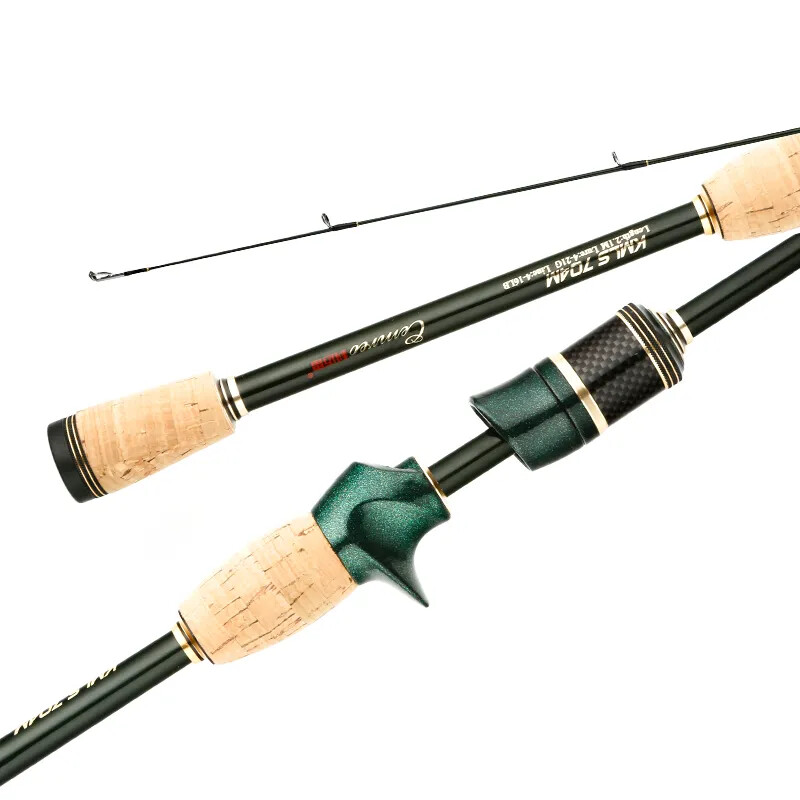 Spinning Casting Carbon Fishing Rod 4-5 Sections 1.8m/2.1m/2.4m Travel ...