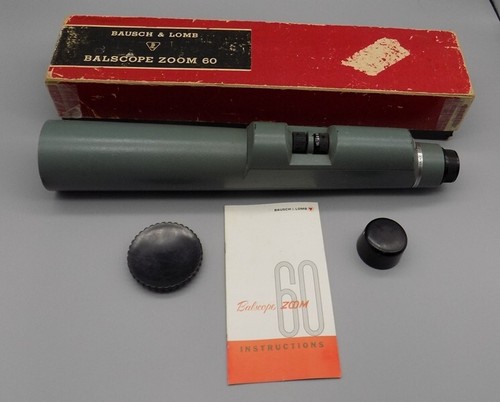 Balscope Zoom 60 Bausch & Lomb 15-60 Magnification Spotting Scope ...