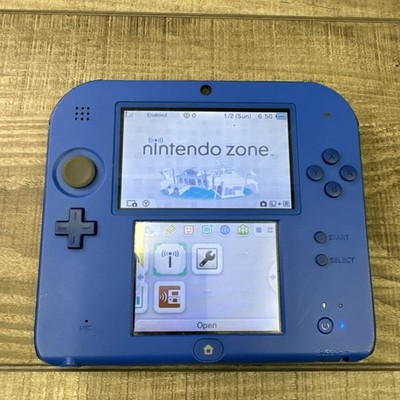 Nintendo 2DS Handheld Game Console FTR-001 Black/Blue | eBay