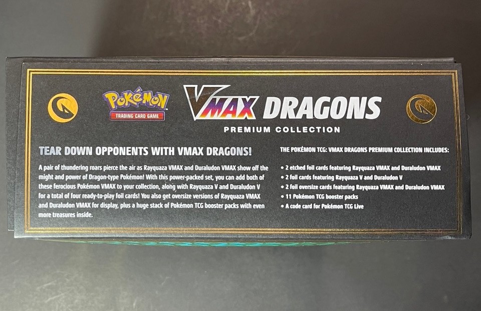 Pokemon TCG VMAX Dragons Premium Collection Box 2022 NEW | eBay