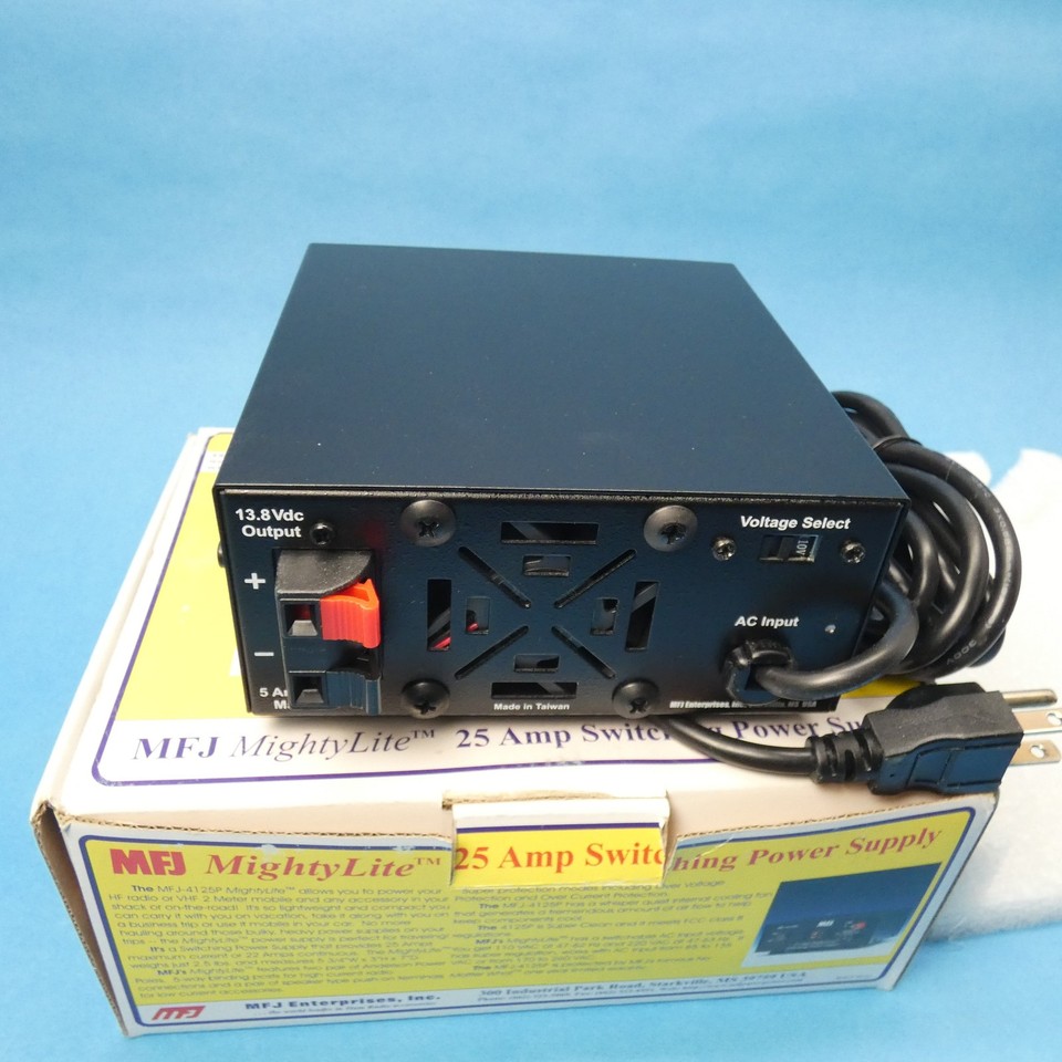 MFJ-4125P Switching Ham Radio Power Supply 25 AMP Max Anderson PP | eBay