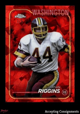 2024 Topps Chrome Sapphire Red Refractors #194 John Riggins 3/5 ...